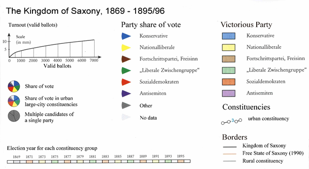 MapS.2.9 Landtag Elections in Saxony,1869
